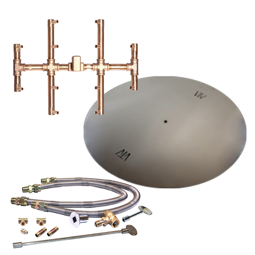 Crossfire by Warming Trends CFBCT-FLKV Match Light Round Tree-Style ...