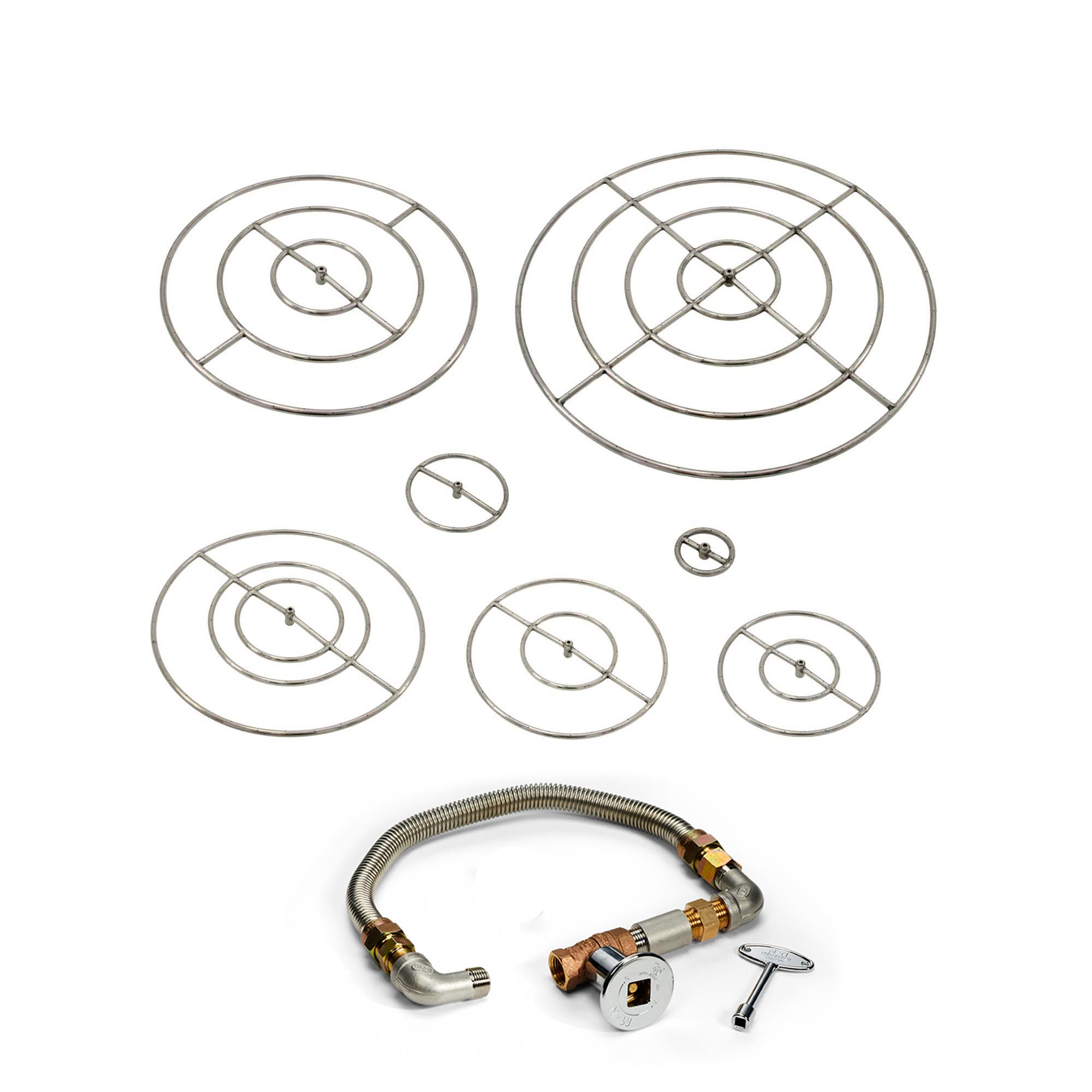 HPC Fire FPS Match Light Gas Fire Pit Kit – Firepits Direct