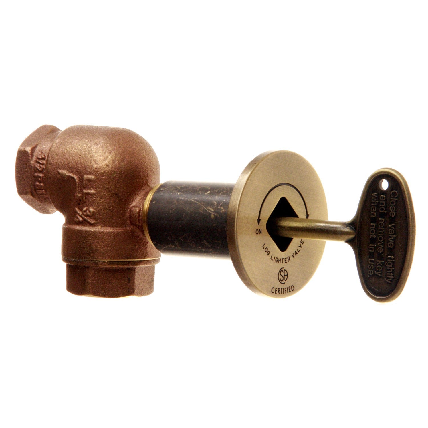 HPC Fire 3/4 Inch Angled Gas Fire Pit Shut Off Valve Kits – Firepits Direct