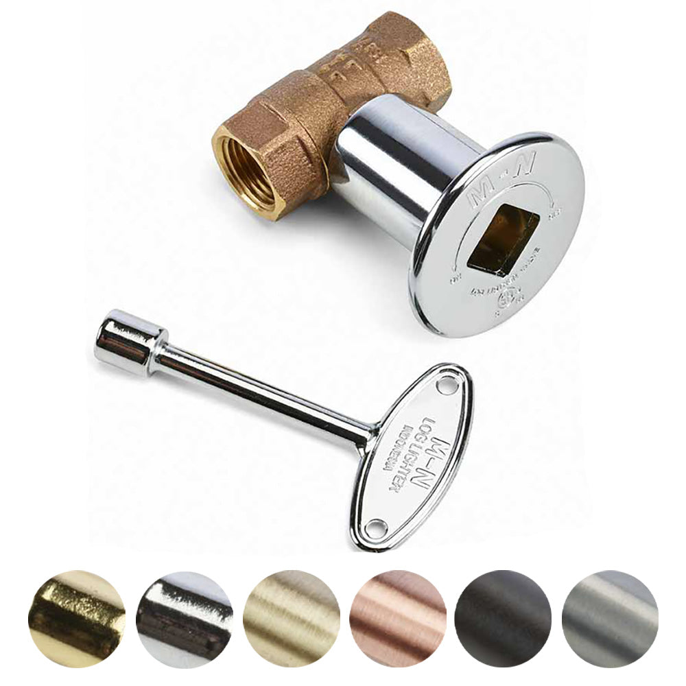 HPC Fire 1/2 Inch Straight Gas Fire Pit Shut Off Valve Kits – Firepits ...