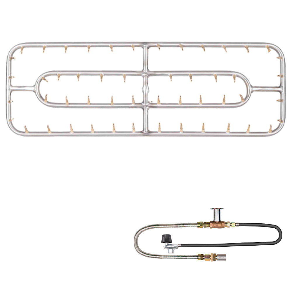 The Outdoor Plus Stainless Steel Double Rectangle Bullet Match Light ...