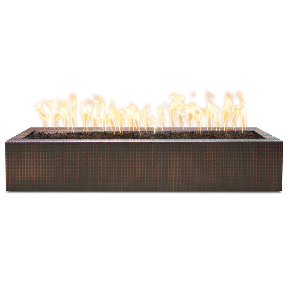 TOP Fires by The Outdoor Plus Eaves 72x10-Inch Linear Copper Gas Fire ...