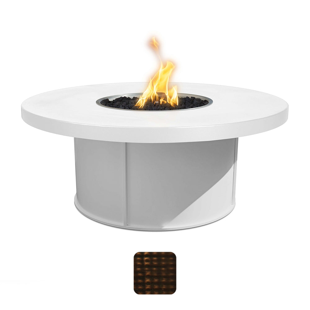 TOP Fires by The Outdoor Plus Mabel Round Copper Gas Fire Pit ...