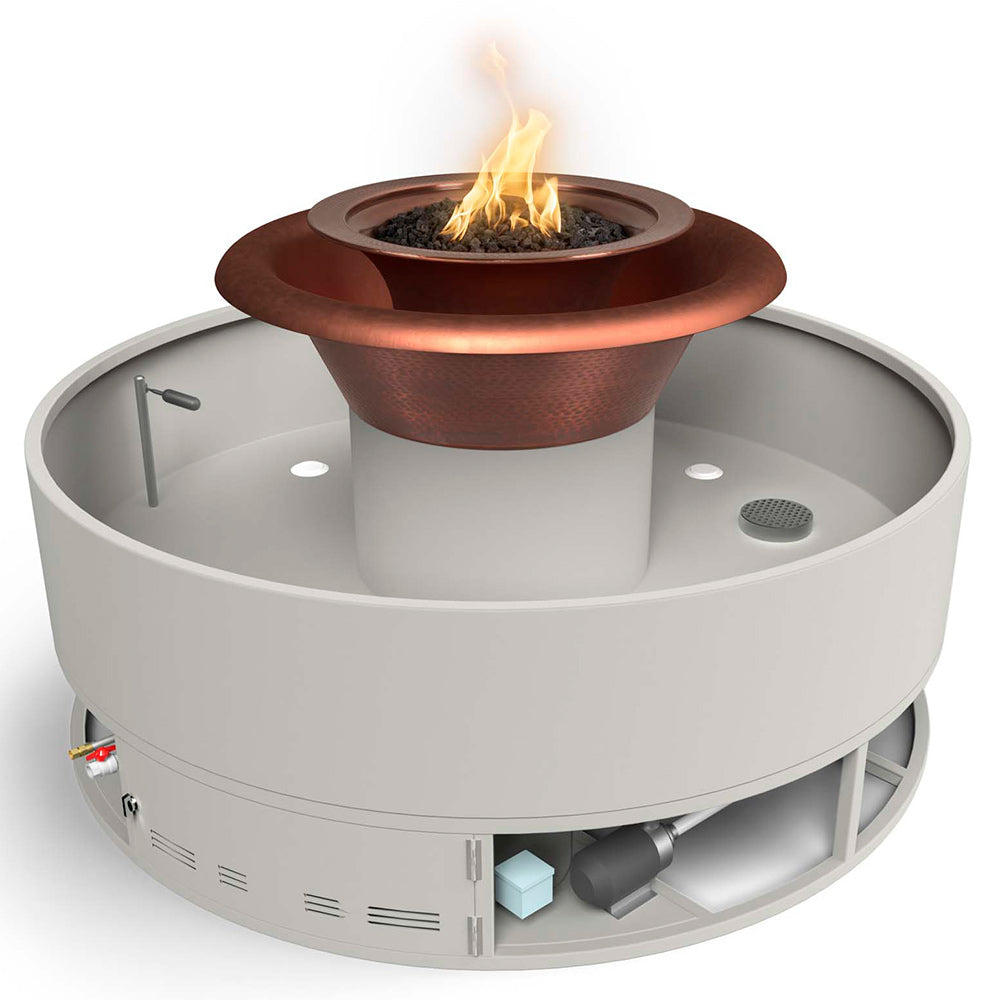 TOP Fires by The Outdoor Plus Olympian Round Copper 360 Fire – Firepits ...